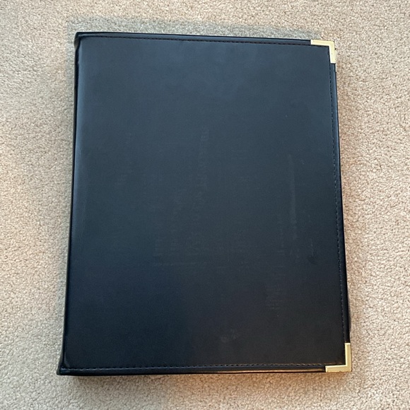 Stafford | Bags | Stafford Portfolio With 3 Ring Notebook Clasp Brass ...